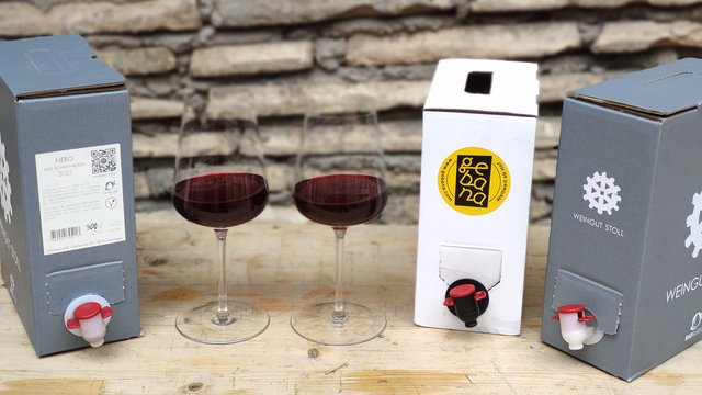 Premium bag-in-box wine – gebana